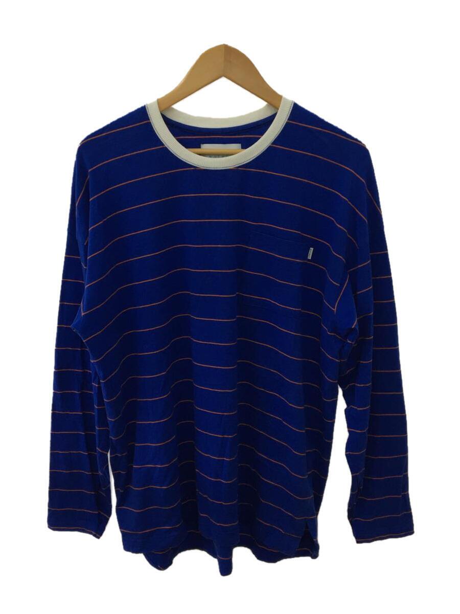 Whimsy(ウィムジー) / 22SS/SNAP SLEEVE BORDER TOP/長袖Tシャツ/L/ボーダー/WMS-22SS-008 | 古着の販売・通販ならセカンドストリート