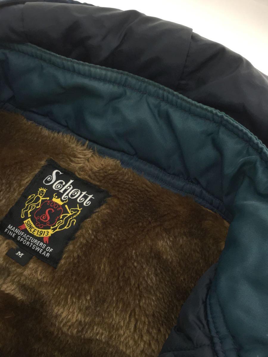 Schott(ショット) / レザー切替ミリタリージャケット/M/ナイロン/NVY/3132060 | 古着の販売・通販ならセカンドストリート