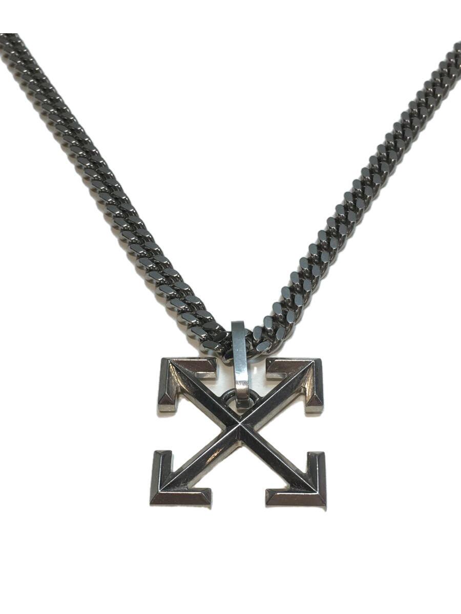 OFF-WHITE(オフホワイト) / ITALY製/アローネックレス/SLV/トップ有/メンズ/オフホワイト | 中古品の販売・通販なら ...