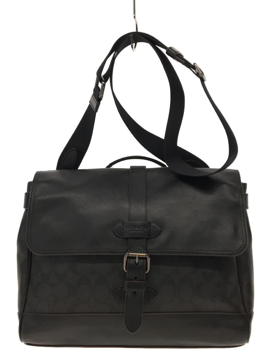 COACH(コーチ) / ショルダーバッグ/レザー/BLK/総柄/F50051/コーチ | 中古品の販売・通販ならセカンドストリート
