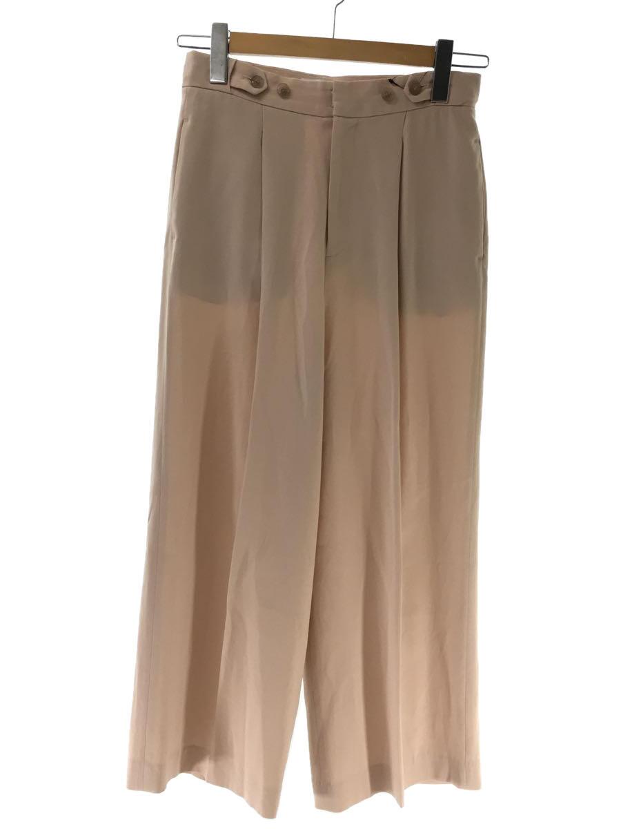 ADAM ET ROPE(アダムエロペ) / 葛利毛織/KUZURIクロップドパンツ/18SS/50023//ボトム/38/--/BEG/ | 古着の販売・通販ならセカンドストリート