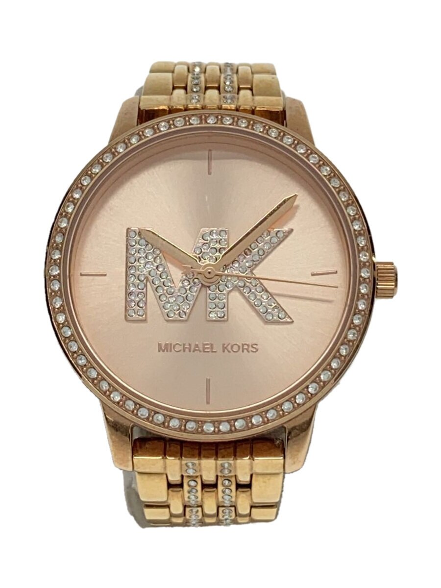 MICHAEL KORS(マイケルコース) / クォーツ腕時計/アナログ/ステンレス/PNK/GLD/MK-4372 | 中古品の販売・通販 ...