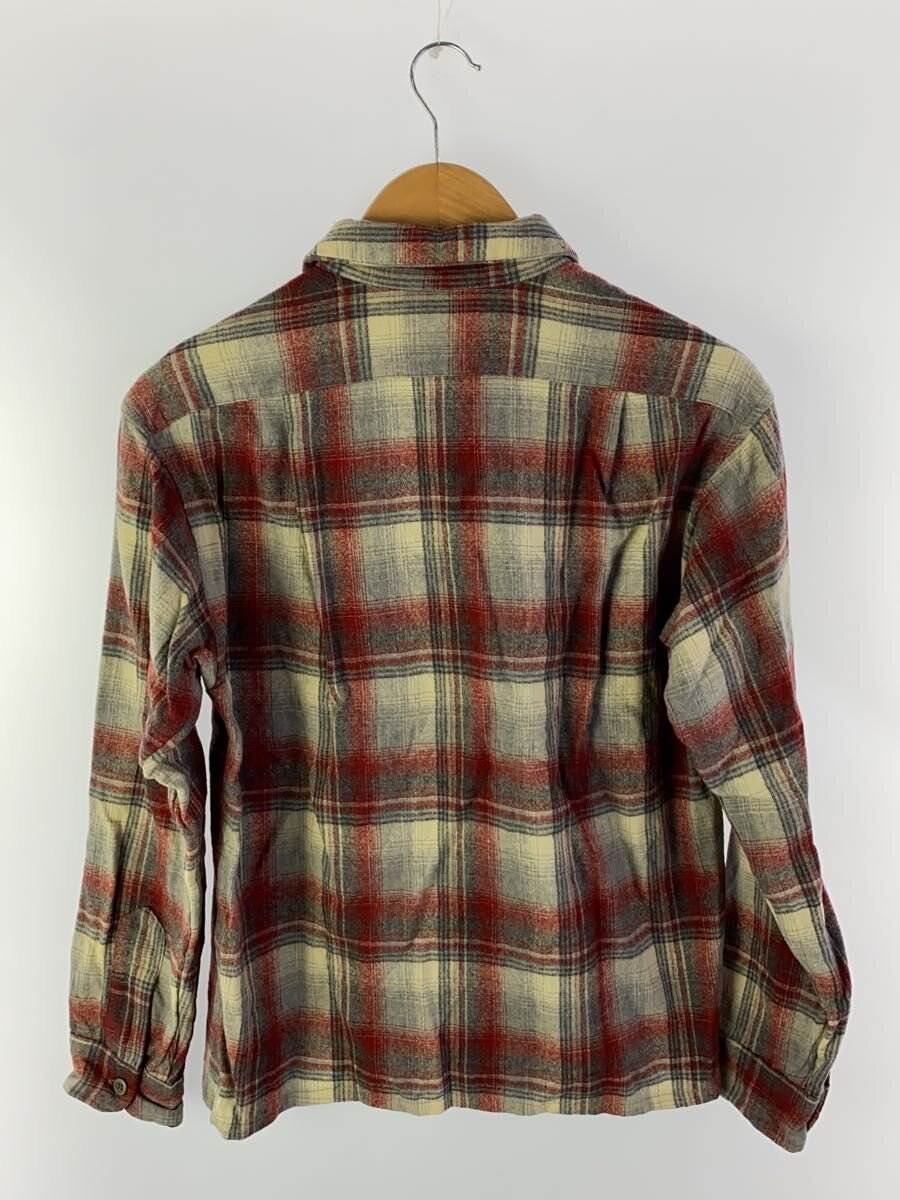 PENDLETON(ペンドルトン) / 70s/USA製/開襟/長袖シャツ/L/ウール/RED/オンブレCK | 古着の販売・通販ならセカンドストリート