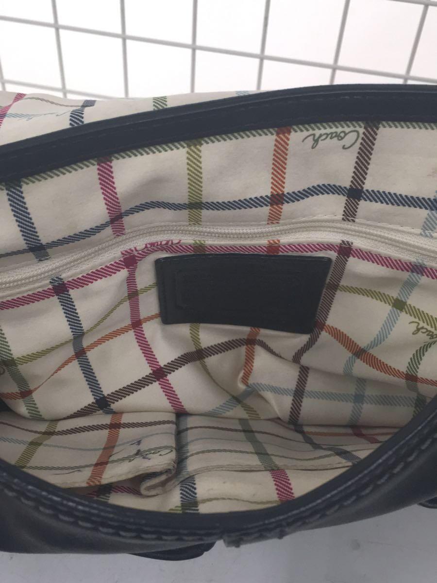COACH(コーチ) / ショルダーバッグ/レザー/BLK/無地/F0869-12405 | 中古品の販売・通販ならセカンドストリート