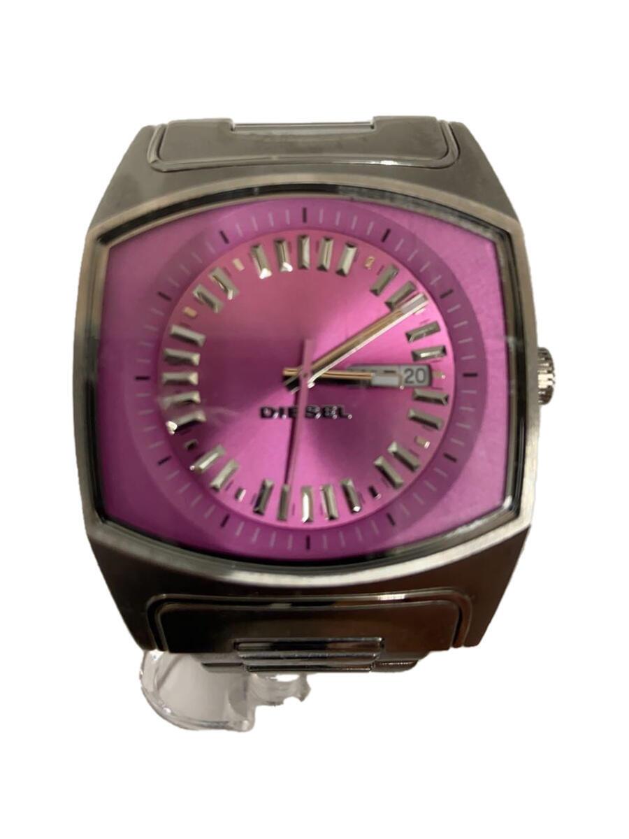 DIESEL([イリョウ/フクショク]ディーゼル) / 腕時計/アナログ/ステンレス/PNK/SLV/dz-5280 | 中古品の販売・通販 ...