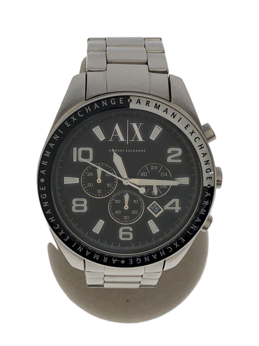 ARMANI EXCHANGE(アルマーニエクスチェンジ) / クォーツ腕時計/アナログ/ステンレス/BLK/SLV/AX1254 | 中古品 ...