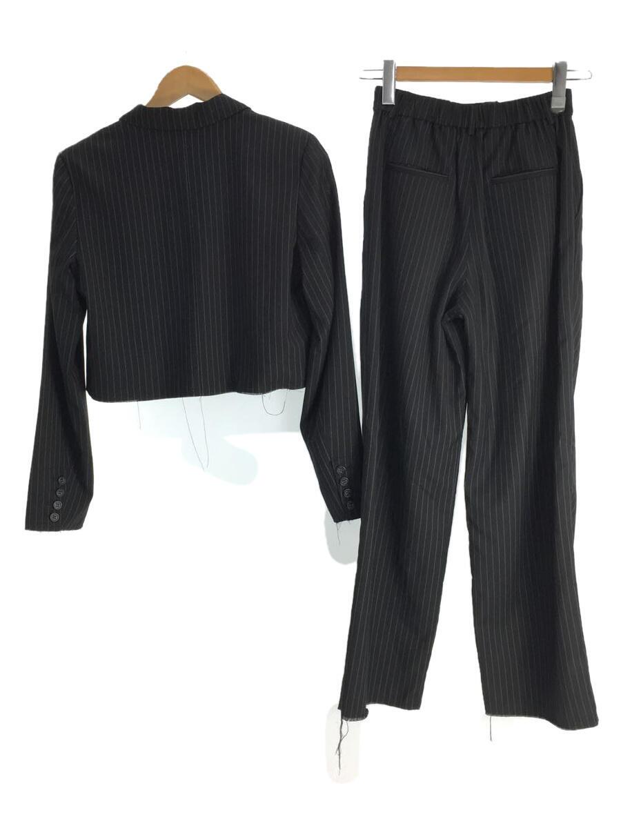 AMERI(アメリヴィンテージ) / セットアップ/M/ポリエステル/BLK/ストライプ/01220560310 | 古着の販売・通販ならセカンドストリート