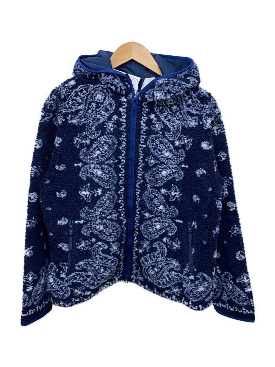 ATMOS(アトモス) / フリースジャケット/M/ポリエステル/NVY/ペーズリー/MAT21-A011 | 古着の販売・通販ならセカンドストリート