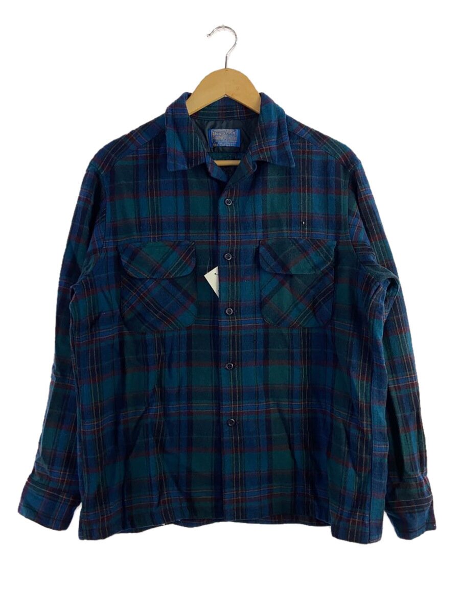 PENDLETON(ペンドルトン) / 長袖シャツ/L/ウール/BLU/タータンCK | 古着の販売・通販ならセカンドストリート