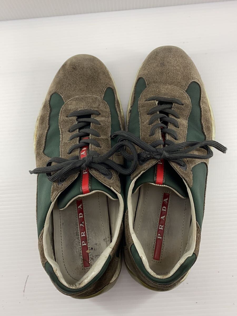 PRADA(プラダ) / ローカットスニーカー/US6/GRY/スウェード/BRW/RED | 中古品の販売・通販ならセカンドストリート