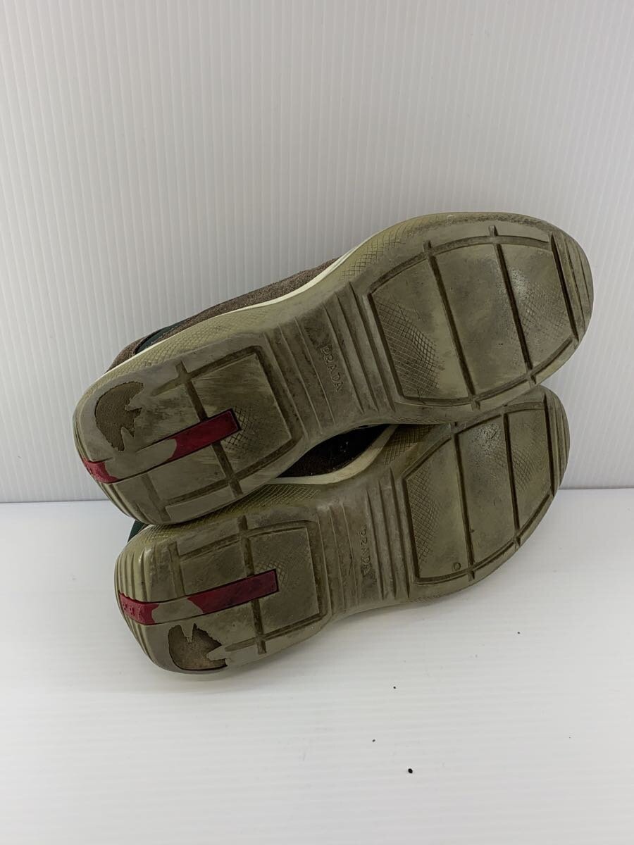PRADA(プラダ) / ローカットスニーカー/US6/GRY/スウェード/BRW/RED | 中古品の販売・通販ならセカンドストリート