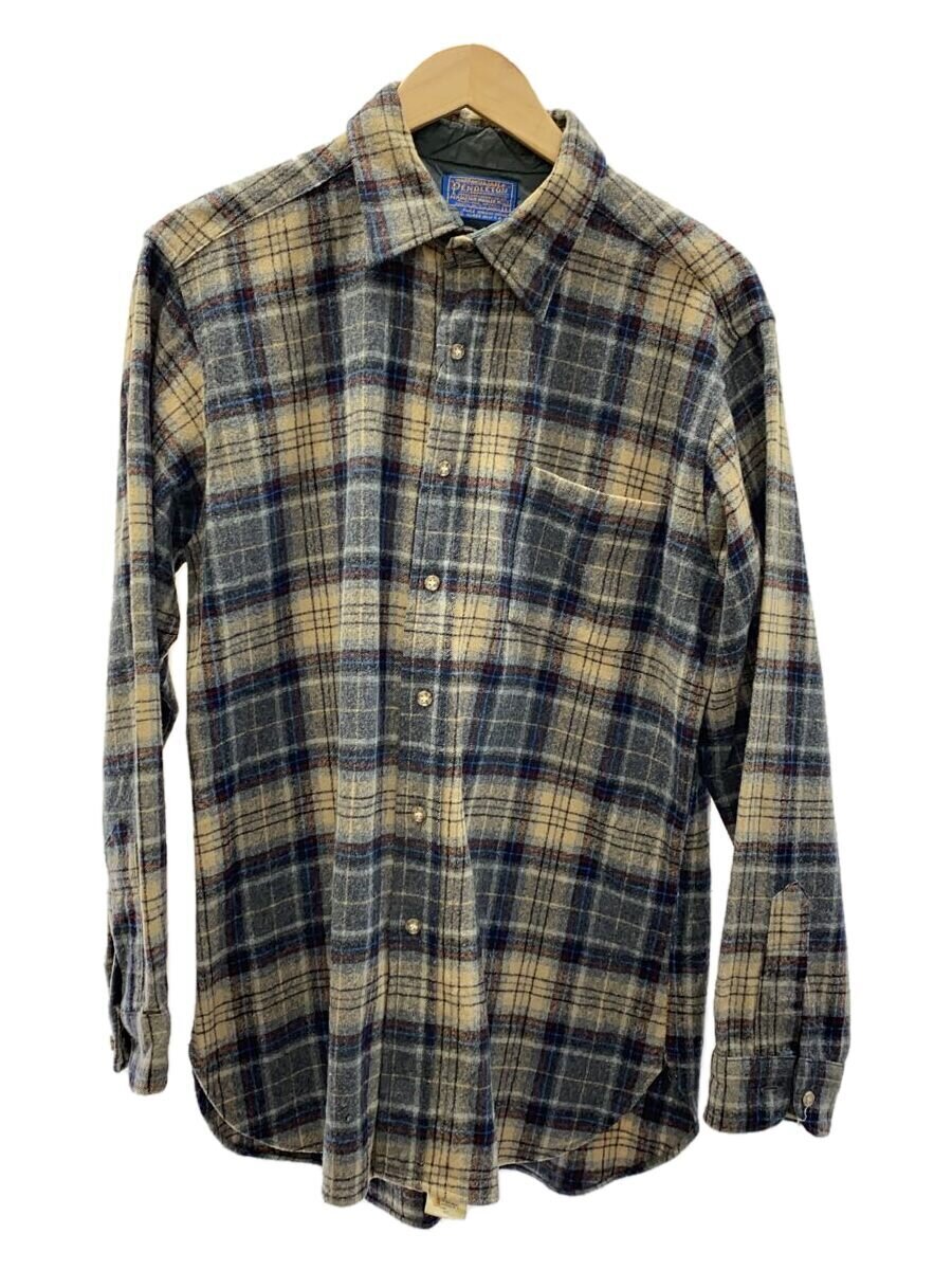 PENDLETON(ペンドルトン) / 70s/USA製/長袖シャツ/L/ウール/BEG/チェック | 古着の販売・通販ならセカンドストリート