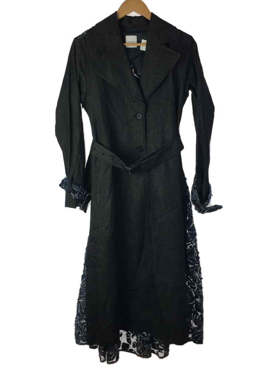 AMERI(アメリヴィンテージ) / トレンチコート/--/ポリエステル/インディゴ/0191720480 | 古着の販売・通販ならセカンドストリート