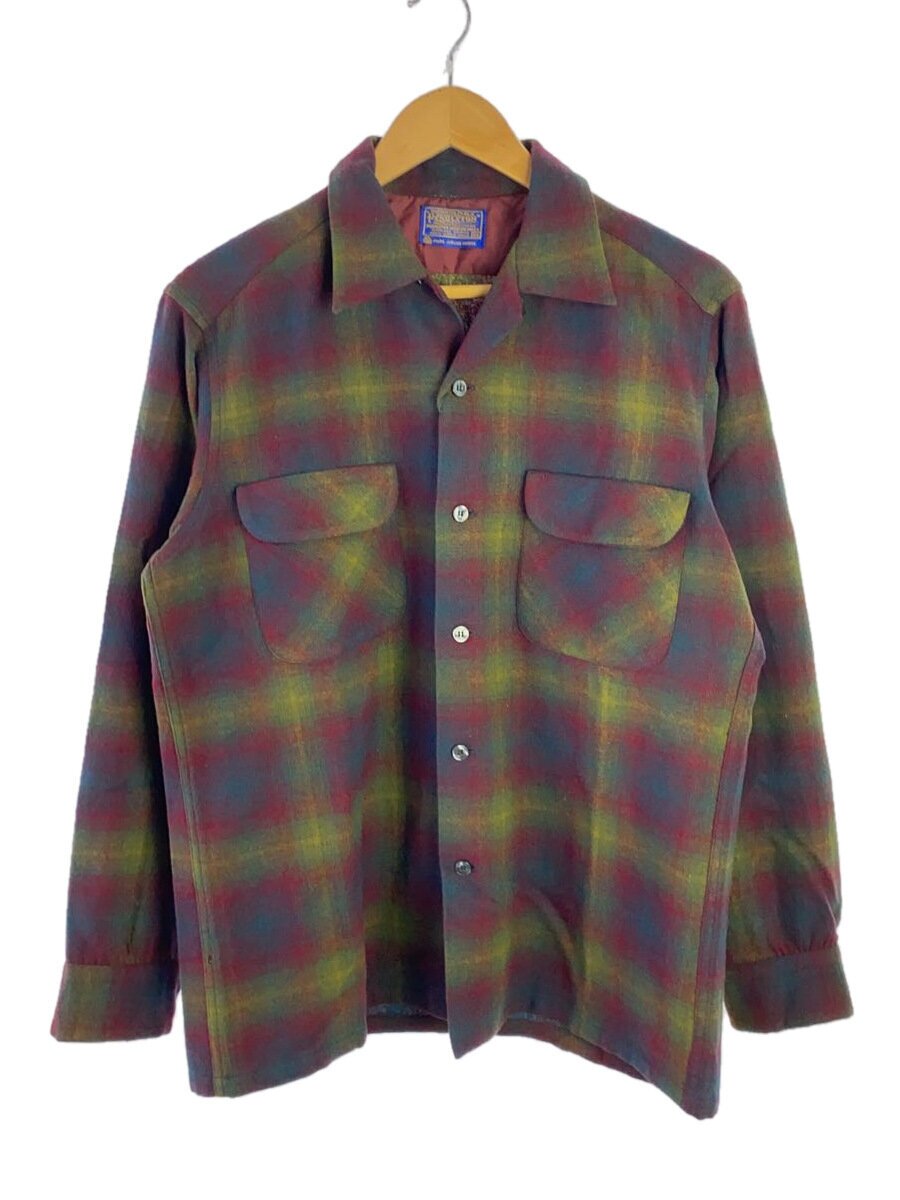 PENDLETON(ペンドルトン) / 60s/長袖シャツ/M/ウール/RED/オンブレCK// | 古着の販売・通販ならセカンドストリート