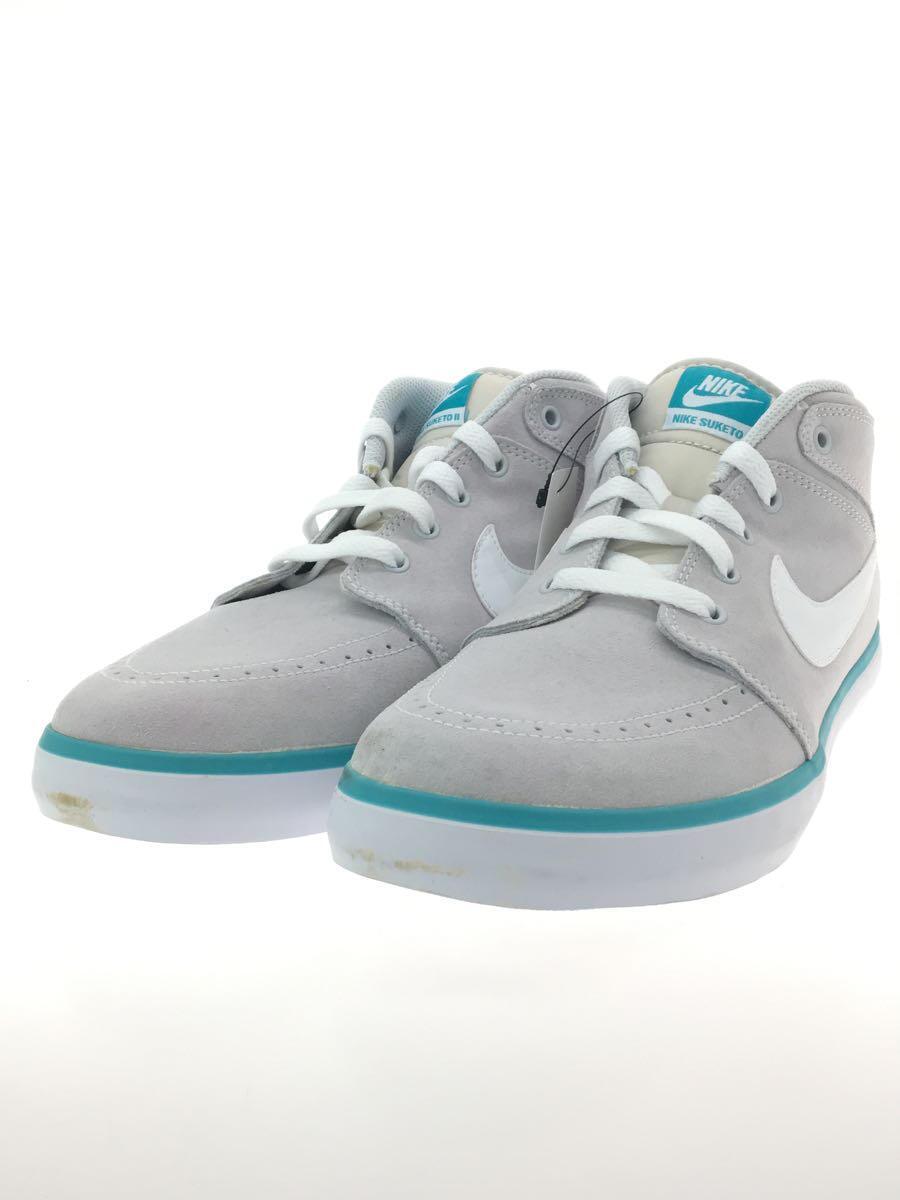 NIKE(ナイキ) / SUKETO 2 MID LEATHER/スキートミッドレザー/グレー/654488-010/28cm/GRY/レ ...