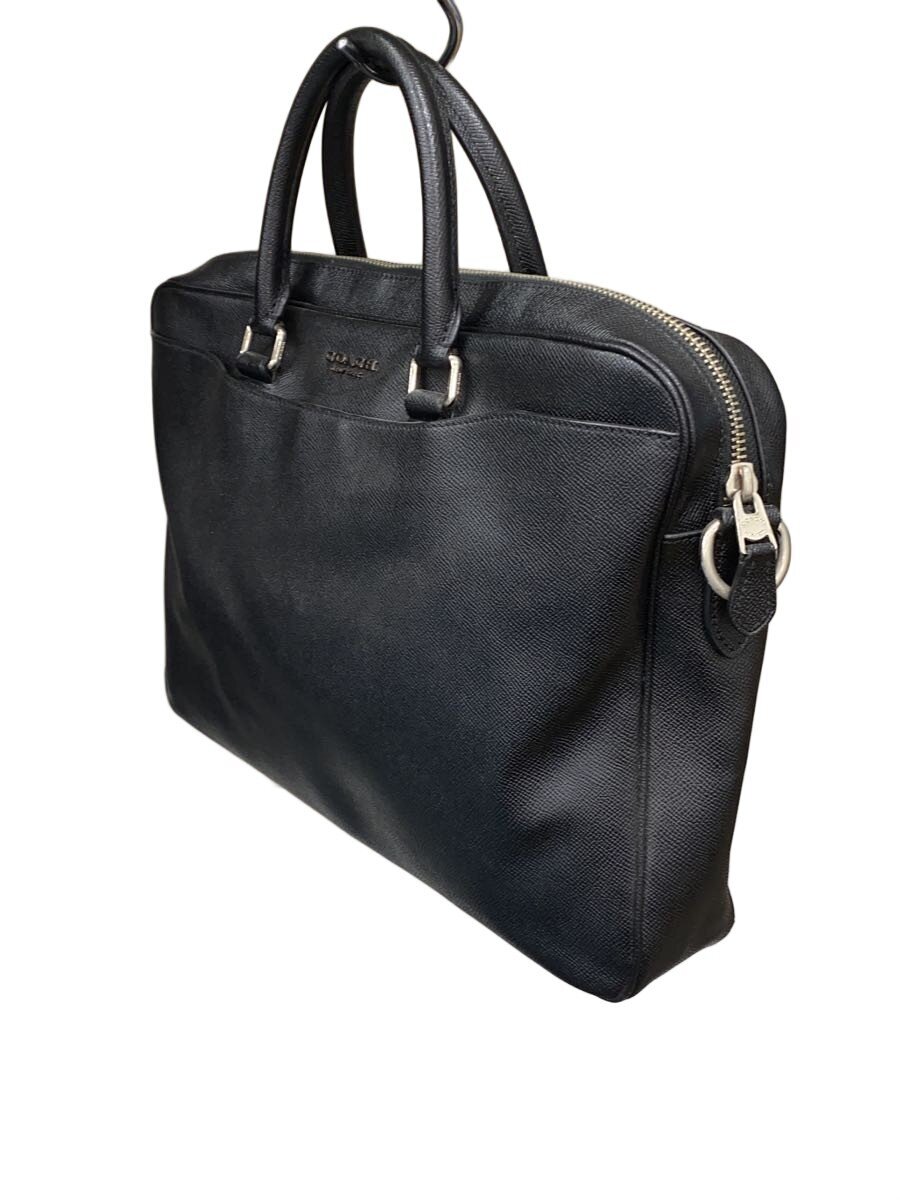 COACH(コーチ) / ベケットブリーフ/ブリーフケース/レザー/BLK/無地/e1961-f68030 | 中古品の販売・通販ならセカンド ...