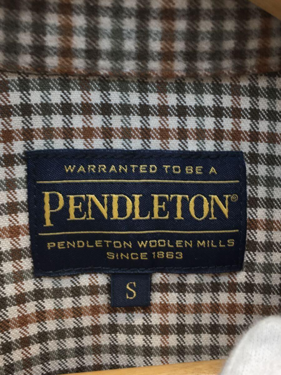 PENDLETON(ペンドルトン) / 長袖シャツ/S/ウール/BRW/チェック | 古着の販売・通販ならセカンドストリート