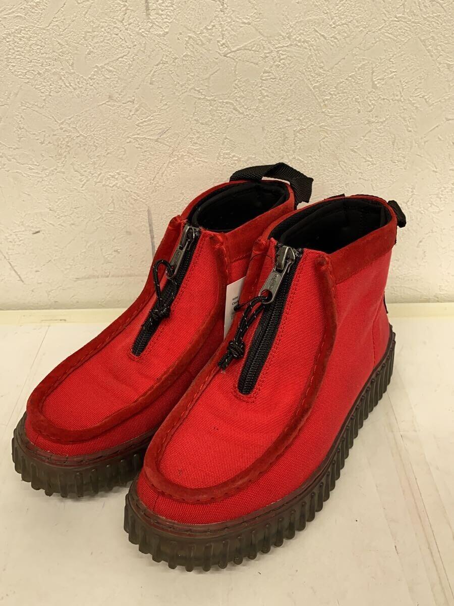 Clarks(クラークス) / Torhill Zip/ブーツ/24cm/RED/26175905 | 中古品の販売・通販ならセカンドストリート