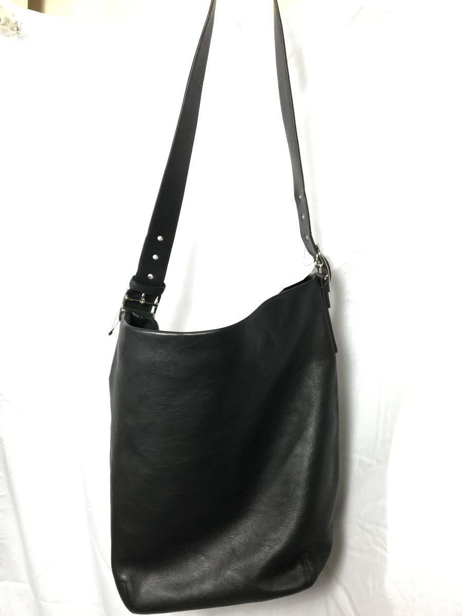 COACH(コーチ) / ショルダーバッグ/レザー/BLK/無地/9151/バケツ型ショルダー | 中古品の販売・通販ならセカンドストリート