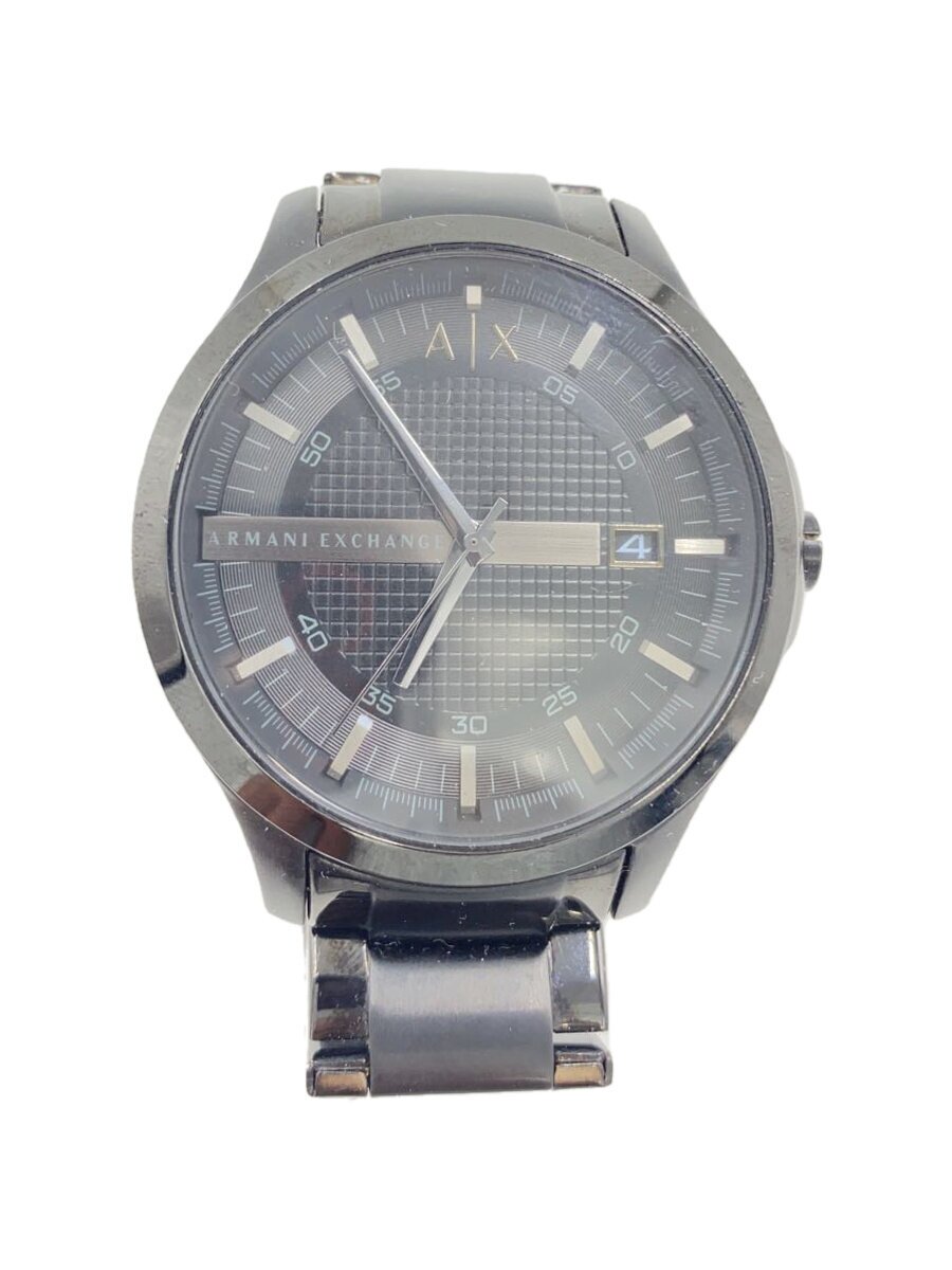ARMANI EXCHANGE(アルマーニエクスチェンジ) / クォーツ腕時計/アナログ/ステンレス/BLK/BLK/ax7101 | 中古品 ...