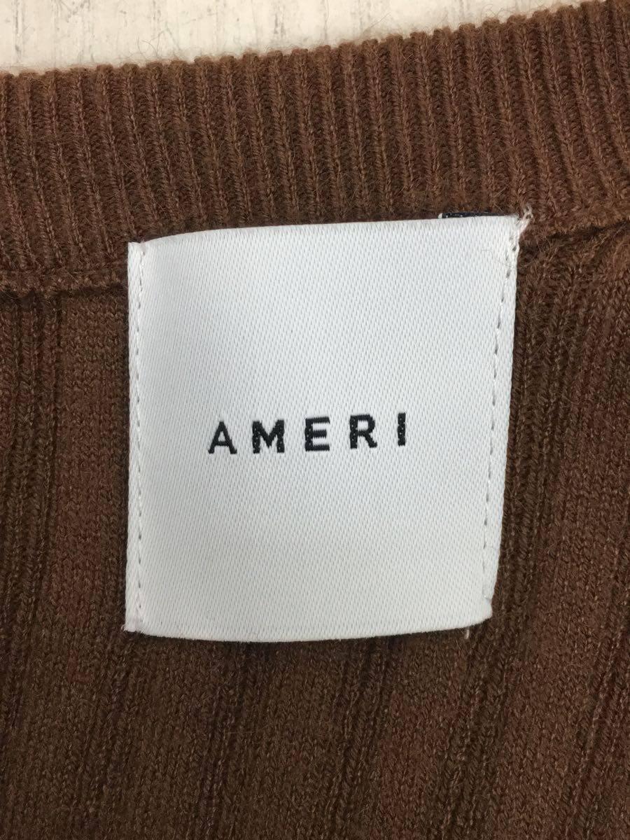 AMERI(アメリヴィンテージ) / RETROPUFFMINIKNIT/カーディガン(厚手)/--/レーヨン/BRW/0181130480 | 古着の販売・通販ならセカンドストリート