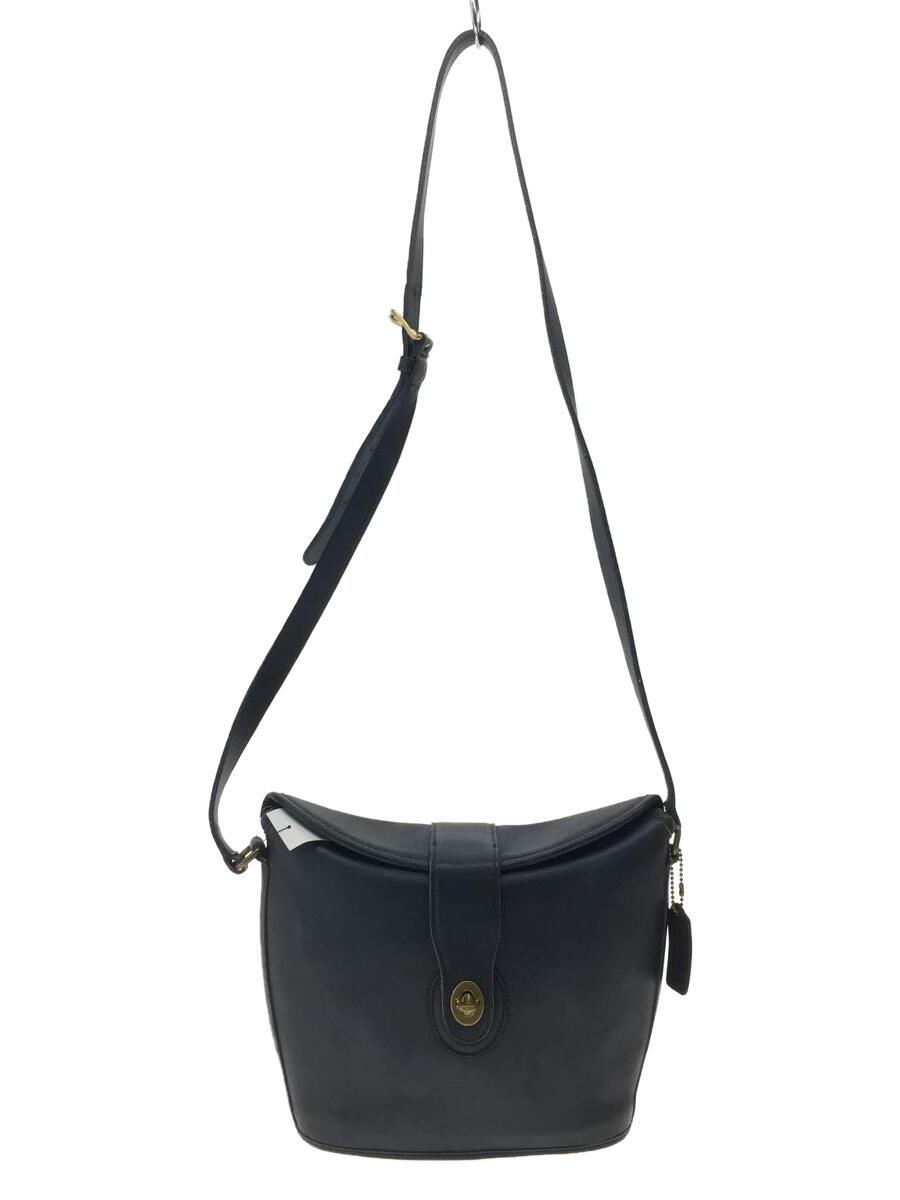 COACH(コーチ) / OLDCOACH/Nottingham Bag/レザー/ネイビー | 中古品の販売・通販ならセカンドストリート