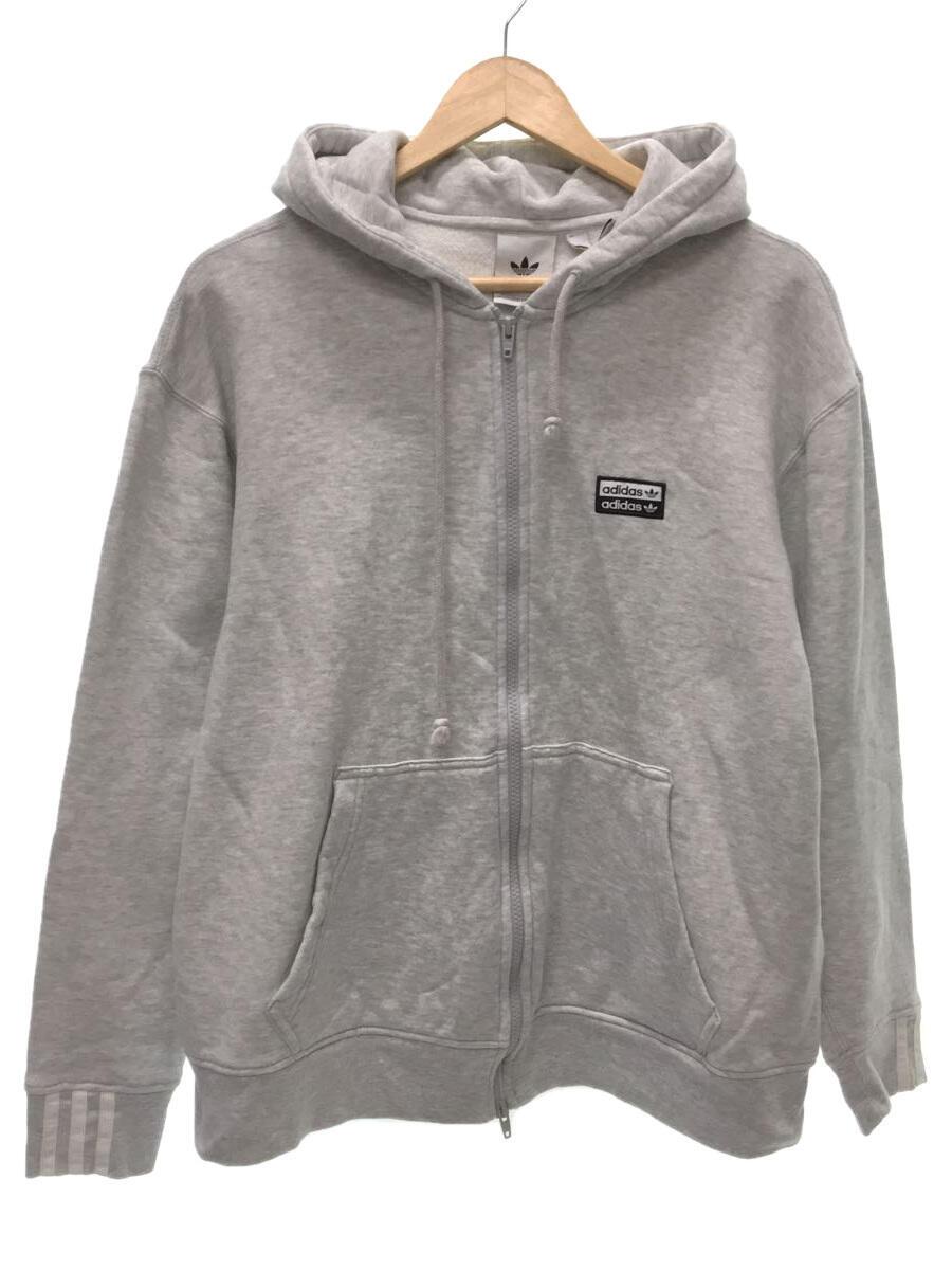 adidas(アディダス) / ジップパーカー/--/コットン/GRY/ED7232 | 古着の販売・通販ならセカンドストリート