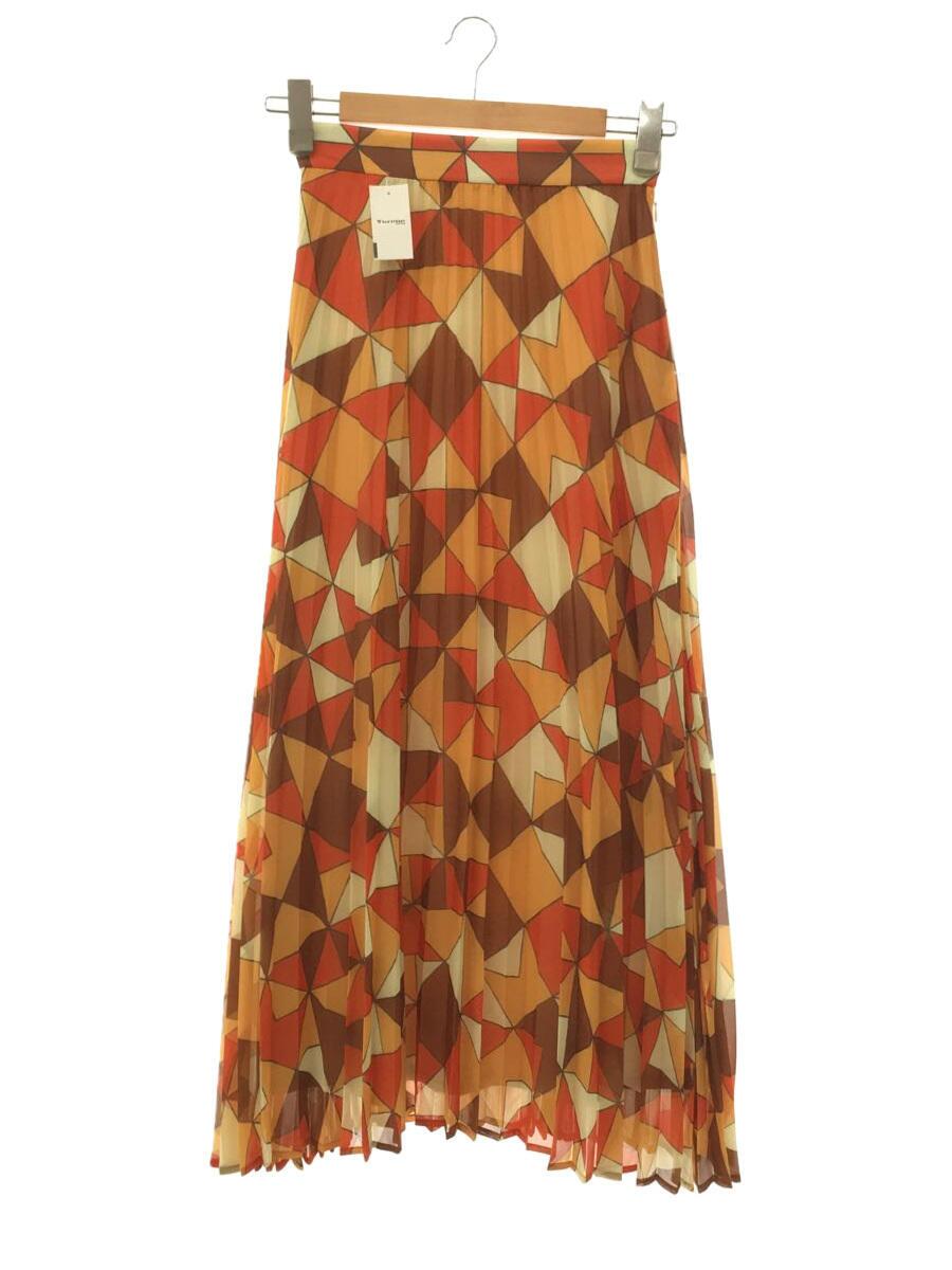 AMERI(アメリヴィンテージ) / 21AW プリーツロングスカート/M/ポリエステル/ORN/02120941020/マルチカラー | 古着の販売・通販ならセカンドストリート