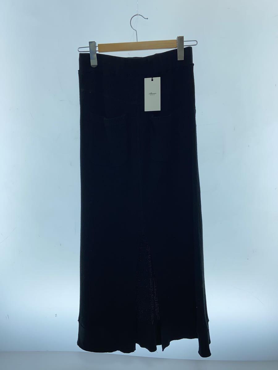 Allumer(アリュメール) / ワッフル/ロングスカート/1/コットン/BLK/無地/8141237 | 古着の販売・通販ならセカンドストリート