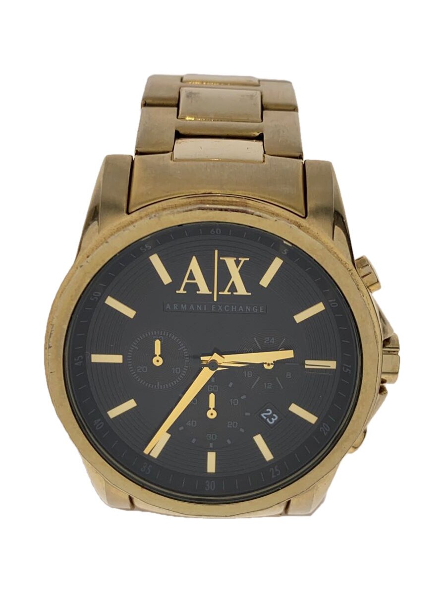 ARMANI EXCHANGE(アルマーニエクスチェンジ) / クォーツ腕時計/アナログ/ステンレス/GLD/GLD/AX2095 | 中古品 ...
