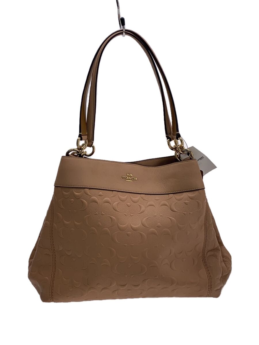 COACH(コーチ) / トートバッグ/レザー/BEG/総柄/M1757-F25954 | 中古品の販売・通販ならセカンドストリート
