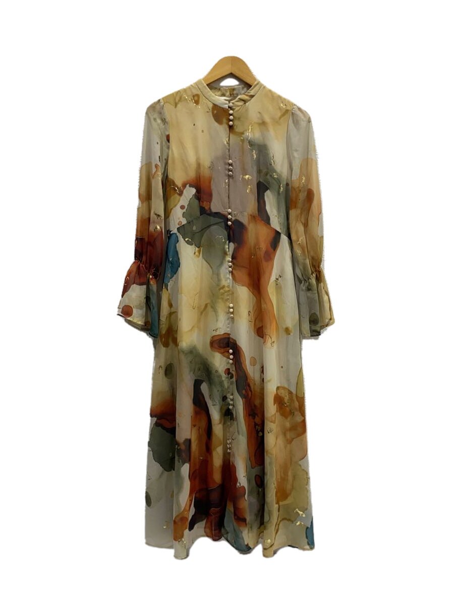 AMERI(アメリヴィンテージ) / 長袖ワンピース/S/ポリエステル/マルチカラー/UNDRESSED AMELIA INK ART DRESS | 古着の販売・通販ならセカンドストリート