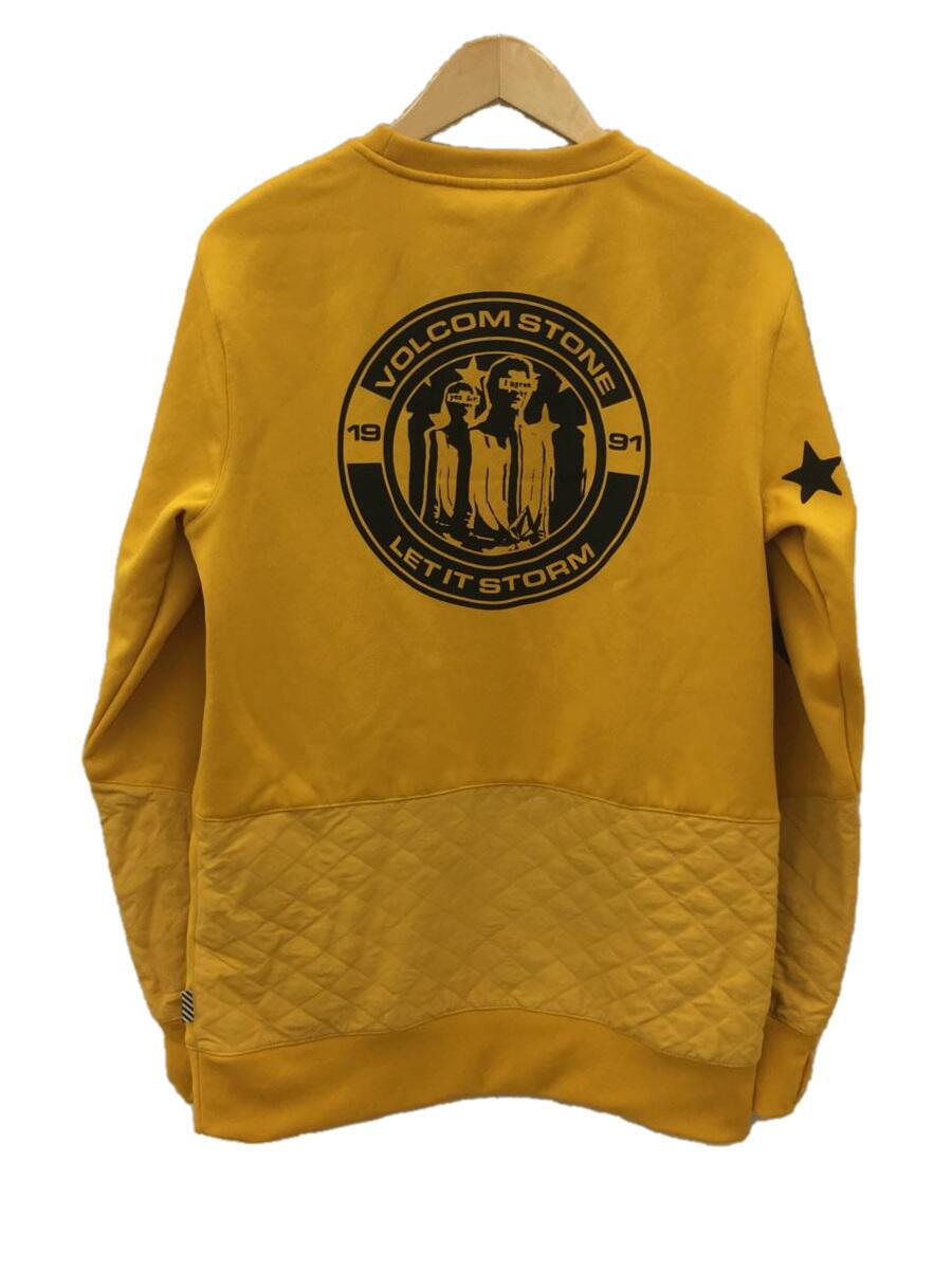 VOLCOM(ヴォルコム) / ヴォルコム/Let It Storm Crew Fleece/S/ポリエステル/イエロー/黄色 ...