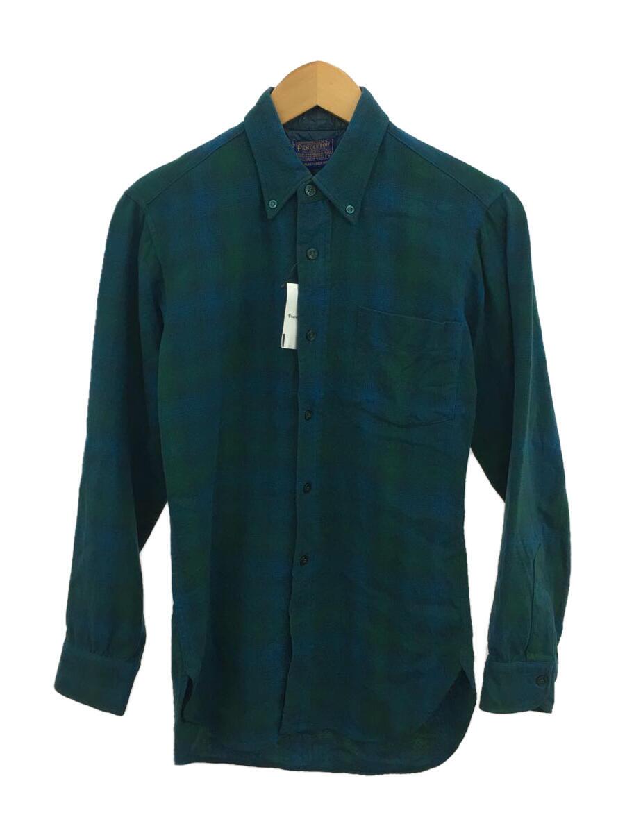 PENDLETON(ペンドルトン) / 長袖シャツ/S/ウール/GRN/60s/ウールシャツ | 古着の販売・通販ならセカンドストリート