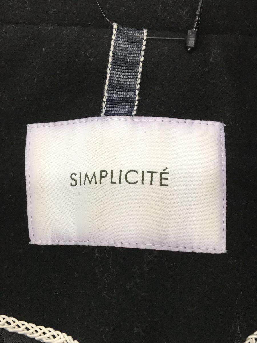Simplicite(シンプリシテェ) / チェスターコート/ポリエステル/BLK/18-020-700-0359-4-0 | 古着の販売・通販ならセカンドストリート