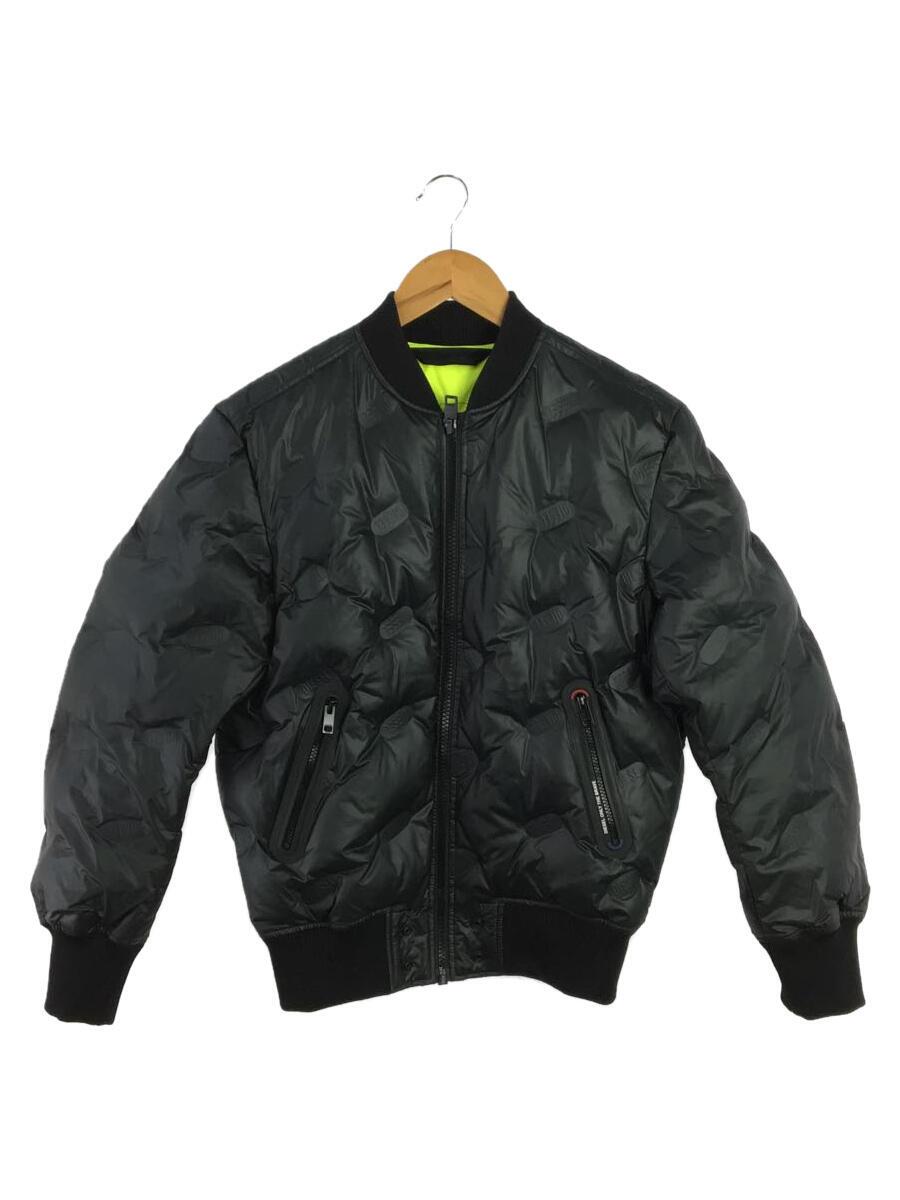 DIESEL([イリョウ/フクショク]ディーゼル) / ダウンジャケット/XS/ポリエステル/BLK/総柄/00E8F203 | 古着の販売・通販ならセカンドストリート