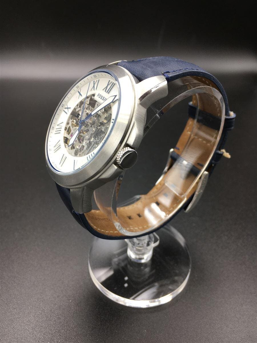 FOSSIL(フォッシル) / 自動巻腕時計/アナログ/レザー/WHT/NVY/FOSSIL フォッシル/ME3111 | 中古品の販売・通販 ...