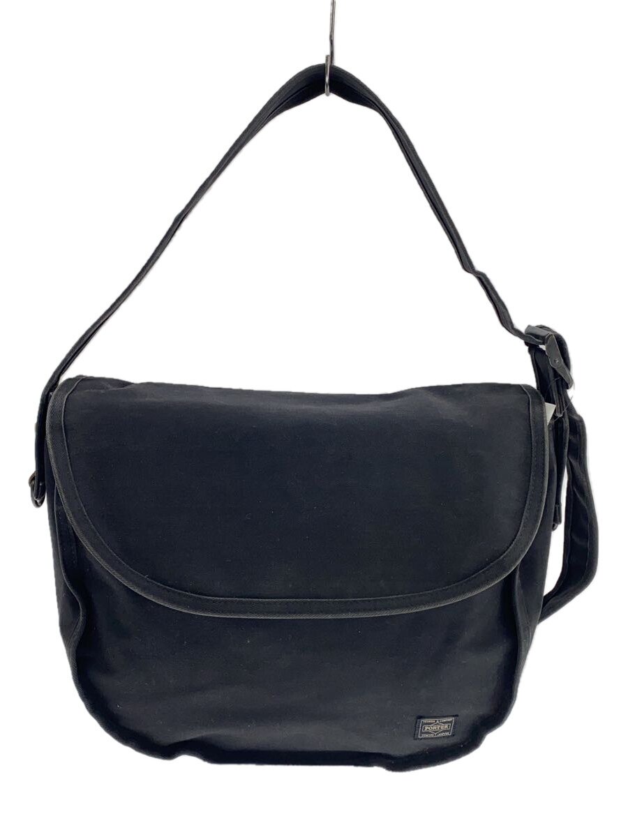 PORTER(ポーター) / STAIN/ショルダーバッグ/キャンバス/BLK | 中古品の販売・通販ならセカンドストリート