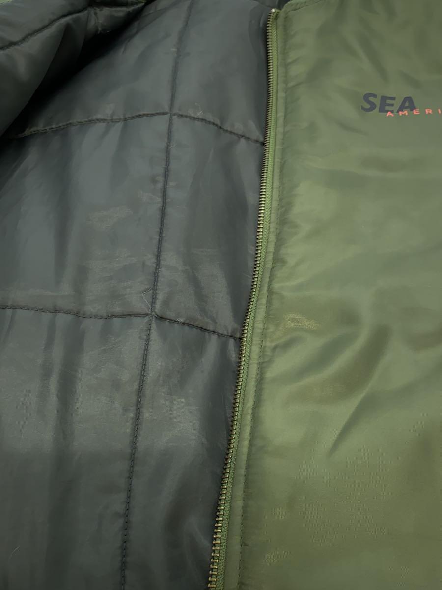 WIND AND SEA(ウィンダンシー) / WDS MA-1 JACKET/AMERI/ボンバージャケット/L/ポリエステル/KHK/WDS-AMR-01// | 古着の販売・通販なら ...
