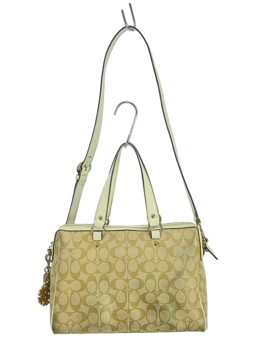 COACH(コーチ) / ハンドバッグ_シグネーチャー/--/BEG/総柄 | 中古品の販売・通販ならセカンドストリート