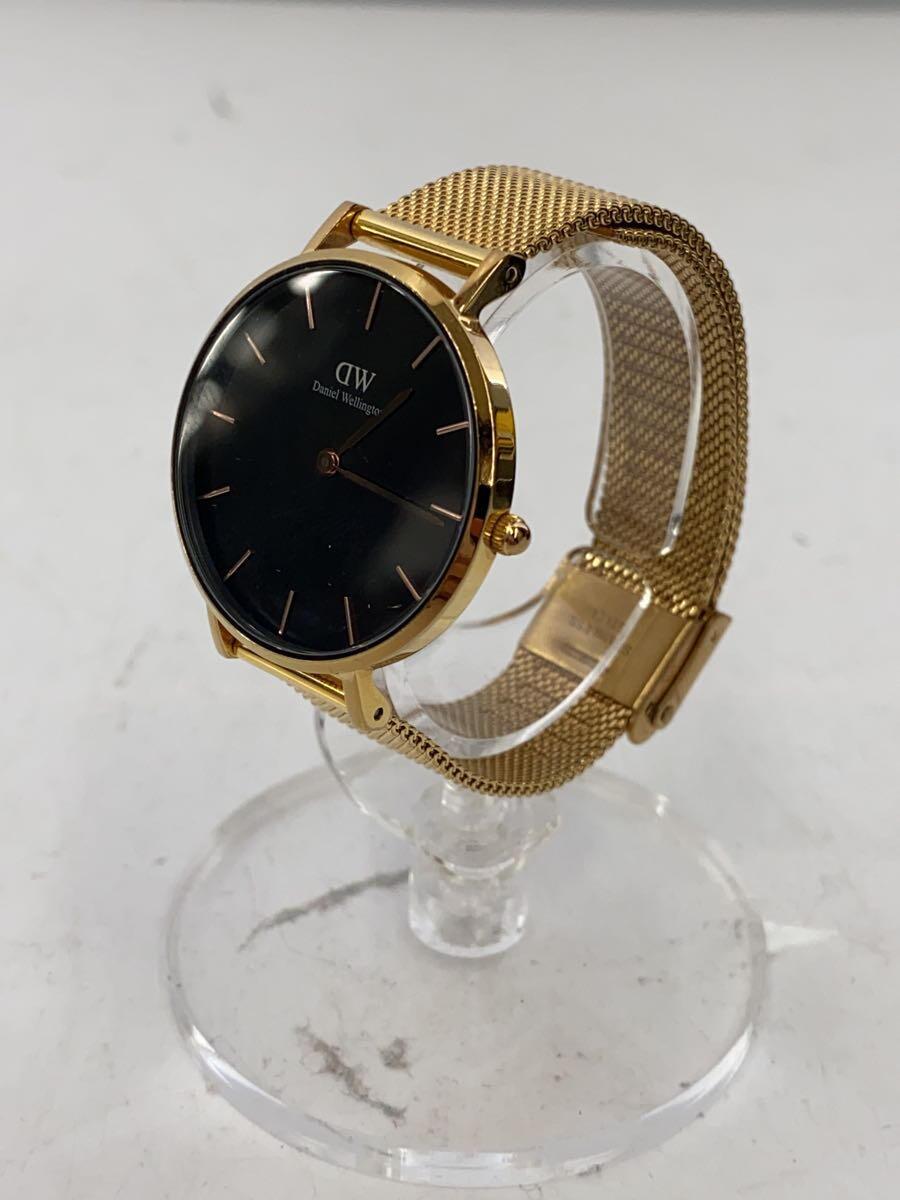 Daniel Wellington(ダニエルウェリントン) / クォーツ腕時計/アナログ/--/BLK/GLD/ーー/dw00100161 ...