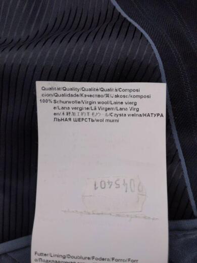 HUGO BOSS(ヒューゴボス) / ストライプセットアップ/RN73616/CA23115/セットアップ/--/コットン/NVY ...