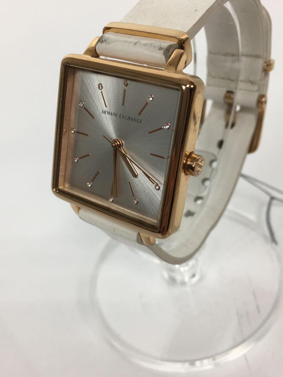 ARMANI EXCHANGE(アルマーニエクスチェンジ) / クォーツ腕時計/アナログ/レザー/AX5804 | 中古品の販売・通販なら ...