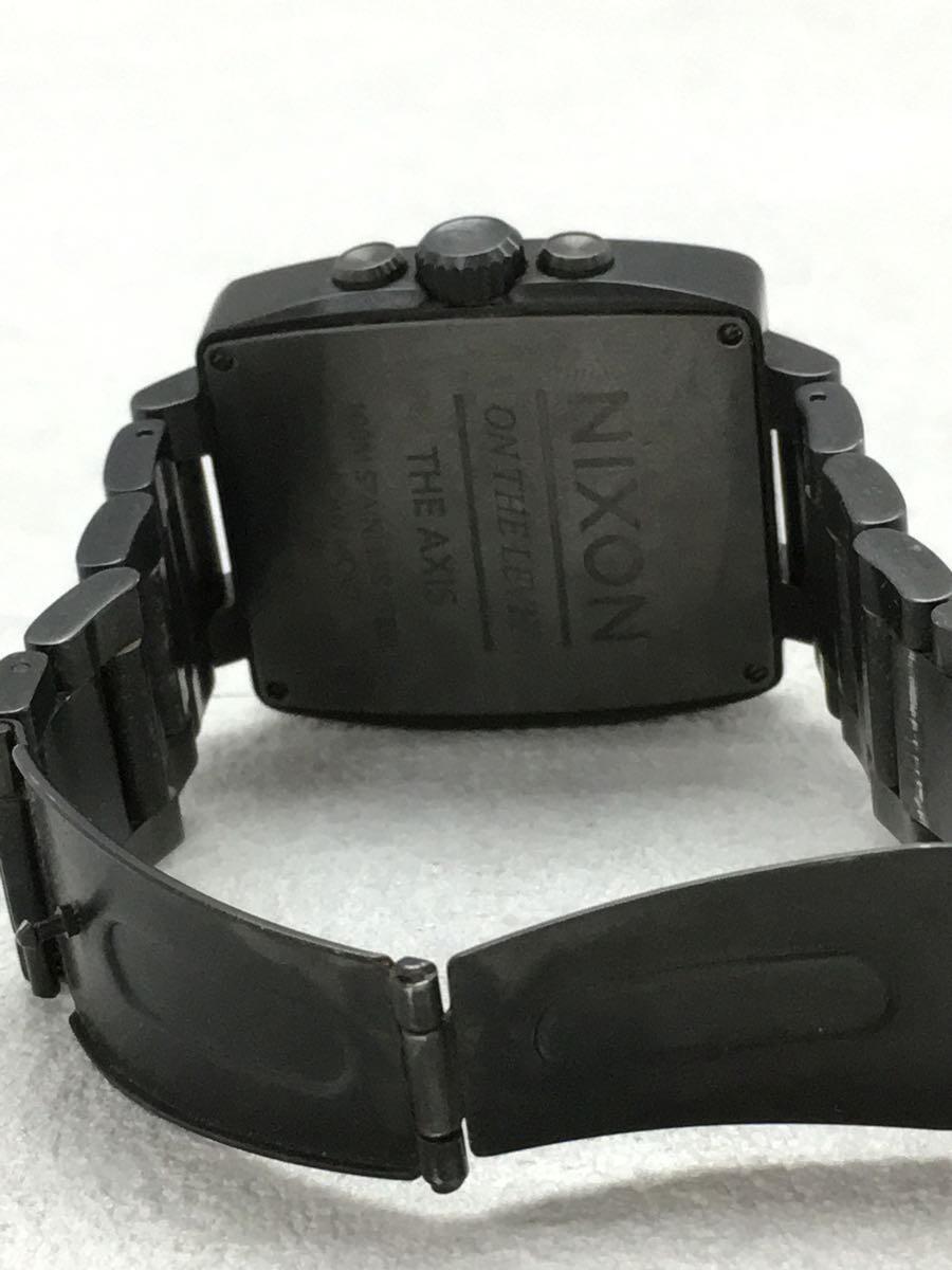 NIXON(ニクソン) / THEXAXIS/ガラス部分キズ有/アナログ/ステンレス/BLK/BLK// THE AXIS | 中古品の販売 ...