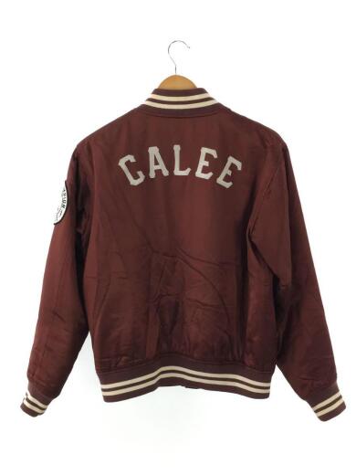 CALEE(キャリー) / スカジャン/M/ポリエステル/BRD/ボルドー | 古着の販売・通販ならセカンドストリート