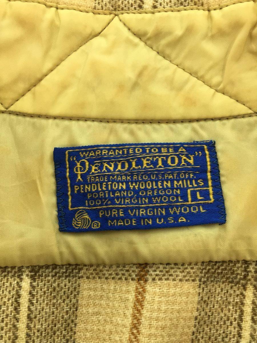 PENDLETON(ペンドルトン) / ネルシャツ/L/ウール/CML/襟元よごれ有 | 古着の販売・通販ならセカンドストリート