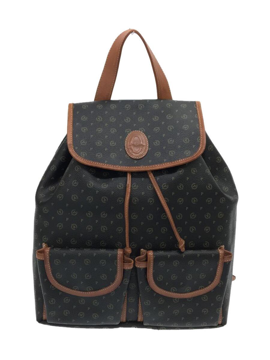 Pollini(ポリーニ) / リュック/レザー/BLK/総柄 | 中古品の販売・通販ならセカンドストリート