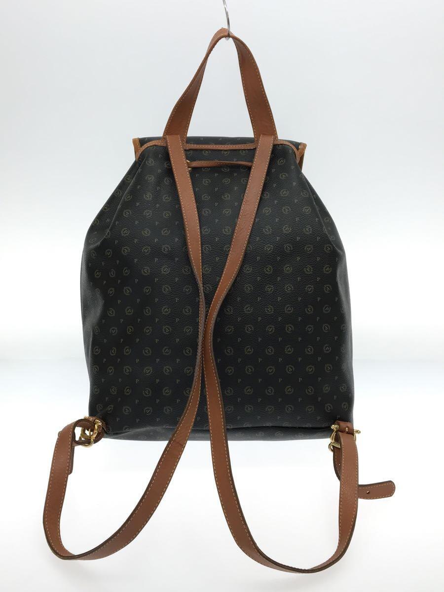 Pollini(ポリーニ) / リュック/レザー/BLK/総柄 | 中古品の販売・通販ならセカンドストリート