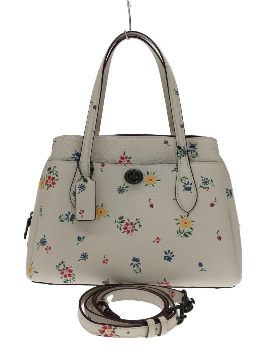 COACH(コーチ) / ハンドバッグ/PVC/WHT/花柄/B2081-642 | 中古品の販売・通販ならセカンドストリート