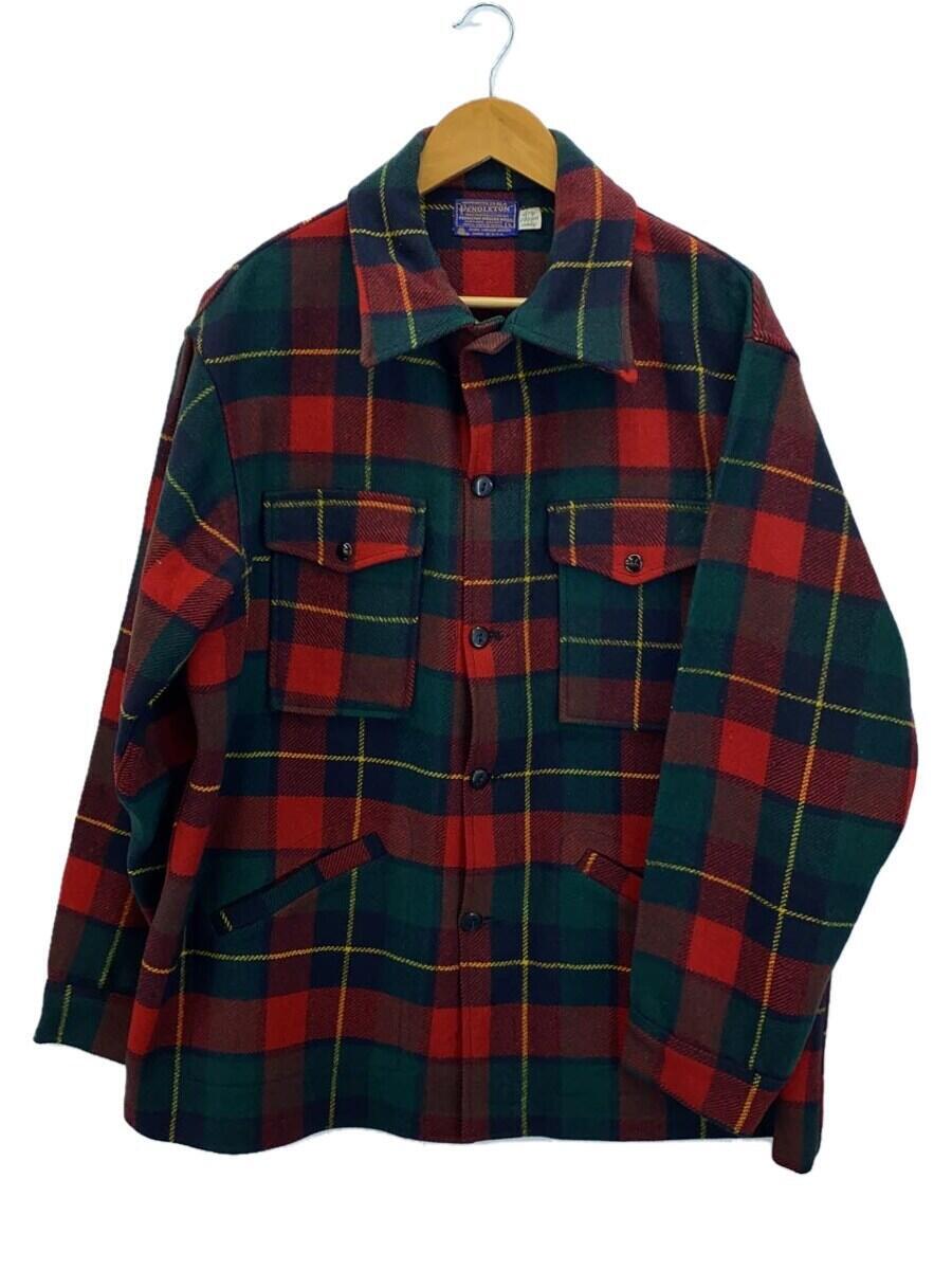 PENDLETON(ペンドルトン) / 70s/CPOジャケット/シャツジャケット/L/レッド/グリーン/ネイビー/チェック | 古着の販売・通販ならセカンドストリート